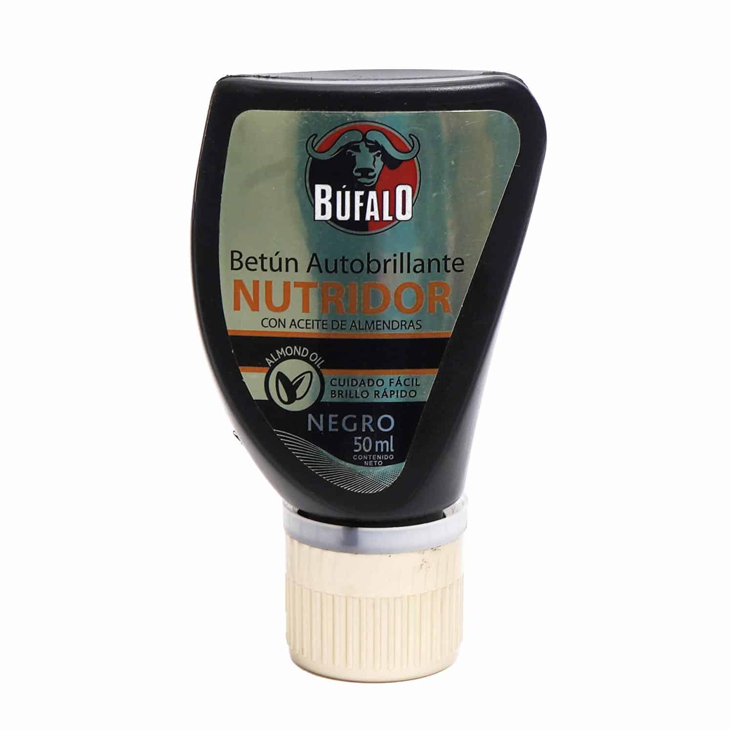 Betún Autobrillo Nutridor Tono Negro BÚFALO 50 Ml - Supermaxi