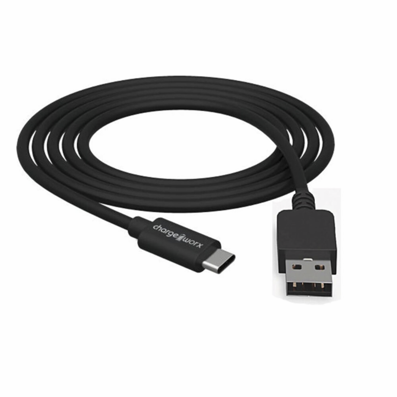 Cable Usb-c To Usb-a Black CHARGE WORX Unidad - Supermaxi