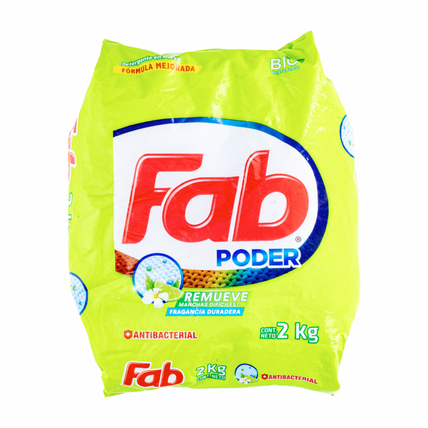 Detergente En Polvo Medio Limón FAB 2000 G - Supermaxi