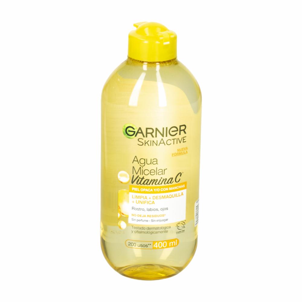 Agua Micelar 3 En 1 Tono Uniforme Con Vitamina C GARNIER SKIN ACTIVE ...