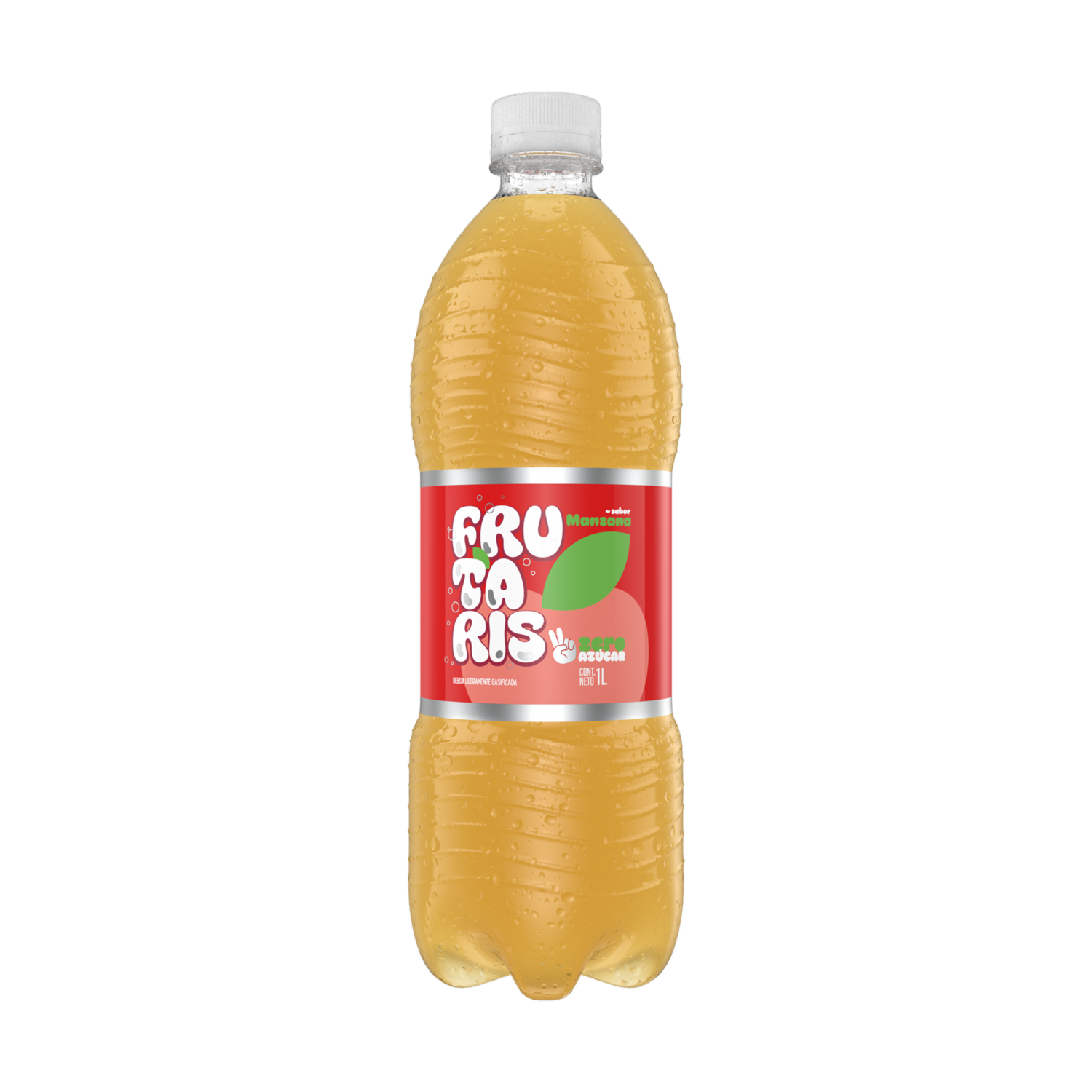 Bebida Gaseosa Sabor A Manzana FRUTARIS 1000 Ml - Supermaxi
