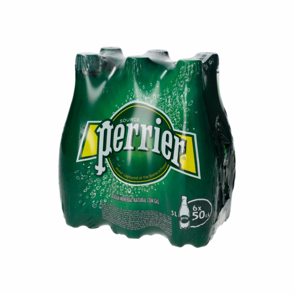 Agua Mineral Con Gas Pet PERRIER 6 X 500 ml - Supermaxi