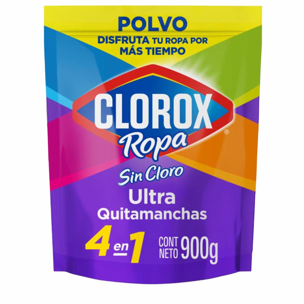 Quitamanchas Para Ropa De Color Ultra En Polvo Sin Cloro CLOROX 900 G ...