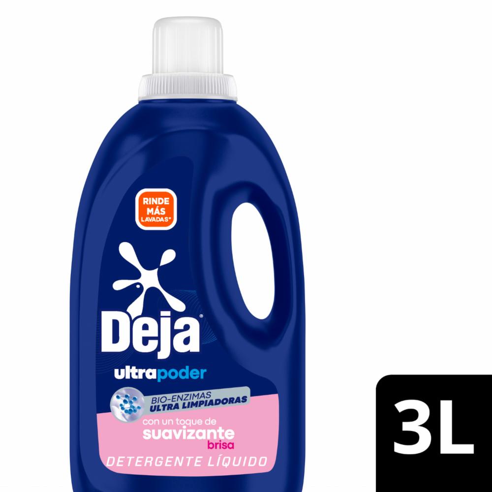 Detergente Liquido Suave Brisa Primavera DEJA 3000 Ml - Supermaxi