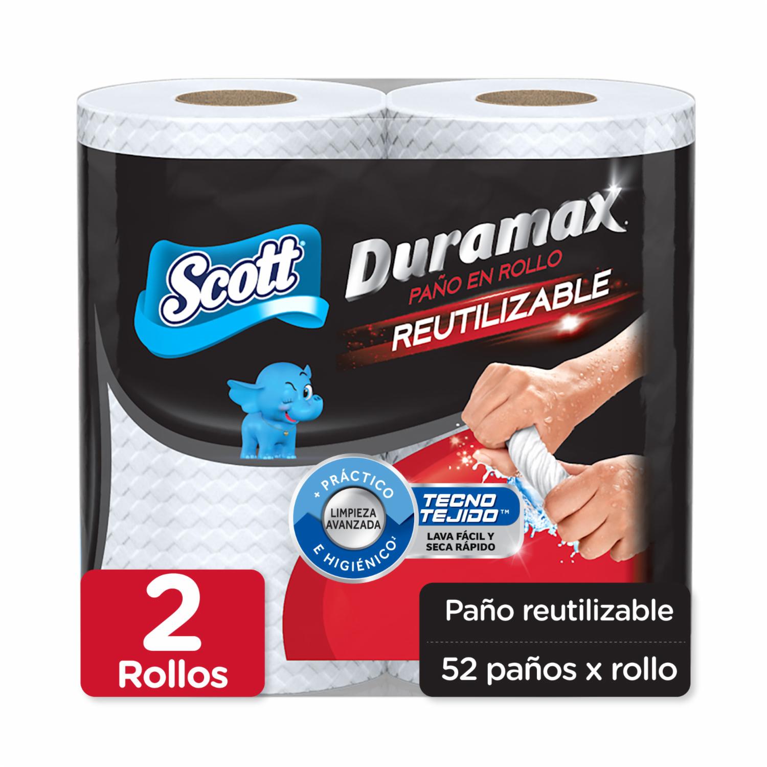 Toalla De Papel Reutilizable Duramax 52 hojas SCOTT 2 X 52 M - Supermaxi