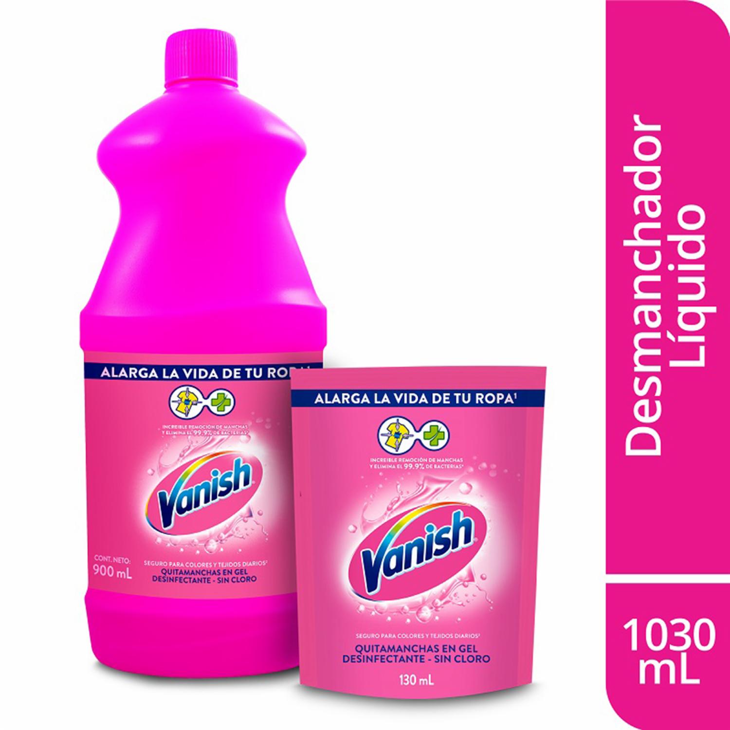 Quitamanchas Pink Gold 900 Ml+ 130 Ml Gratis VANISH 900 Ml - Supermaxi