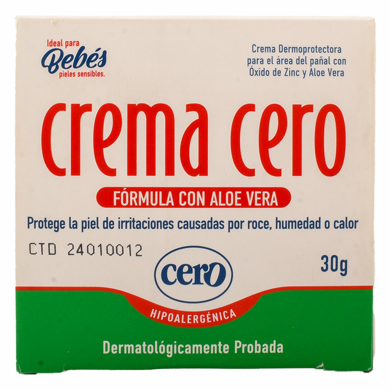 Crema Dermoprotectora Con En Aloe Vera CERO 30 G - Supermaxi