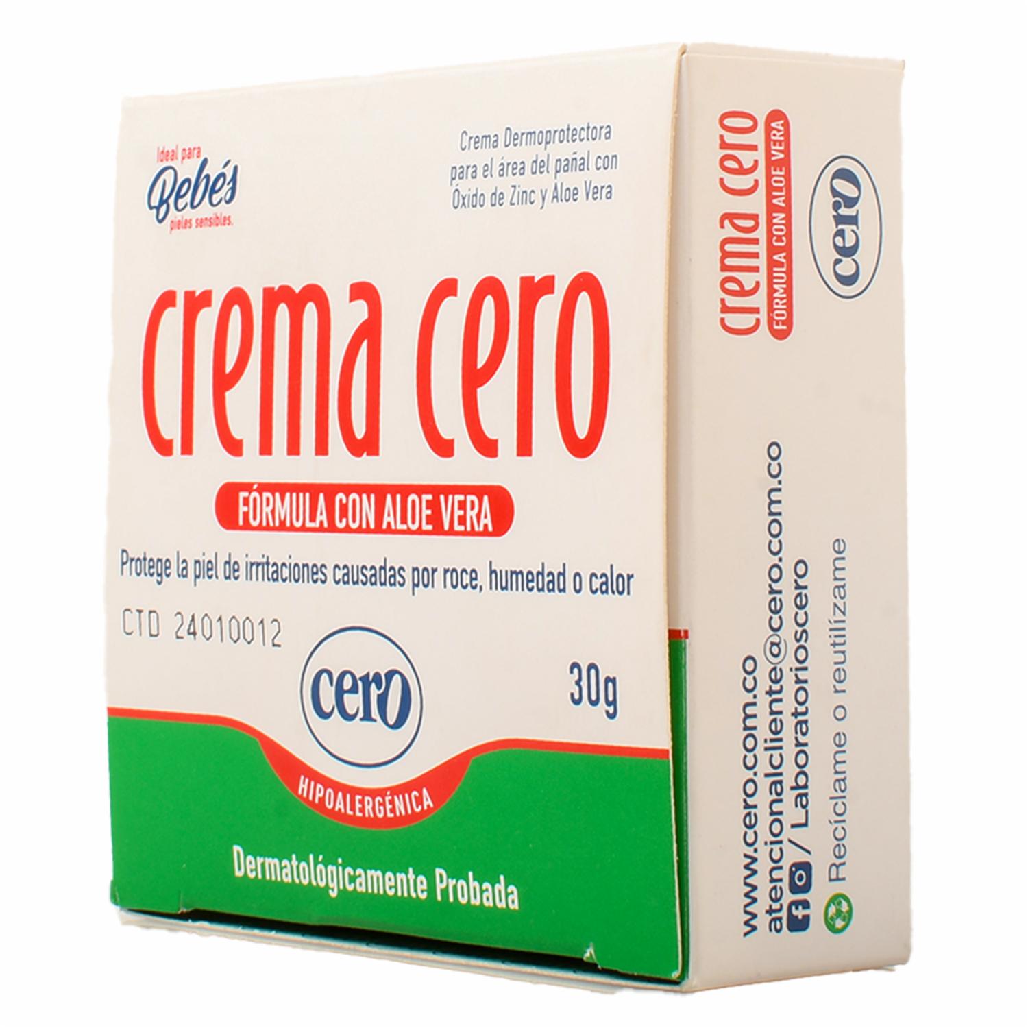 Crema Dermoprotectora Con En Aloe Vera CERO 30 G - Supermaxi