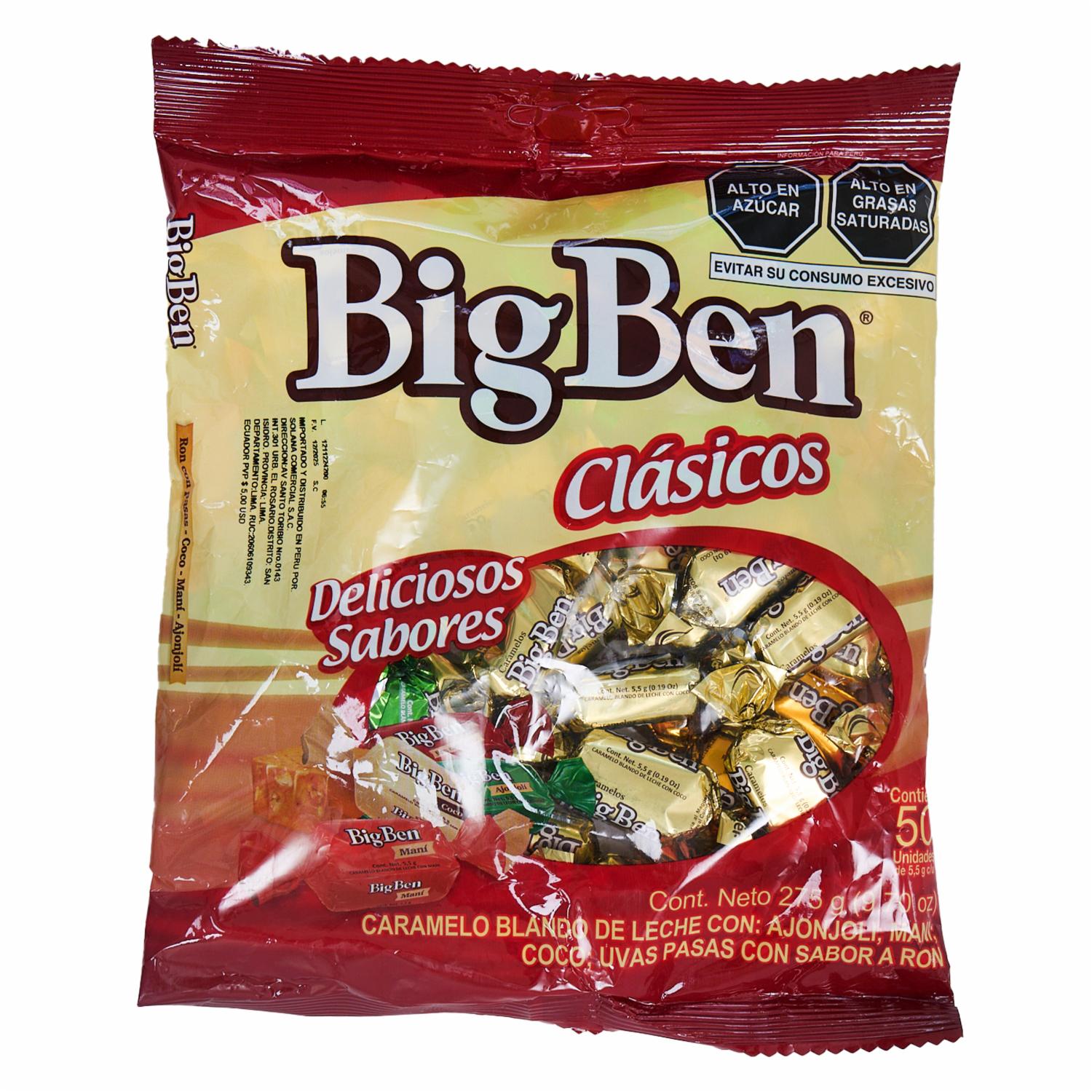 Caramelo Blando BIG BEN 275 g - Supermaxi