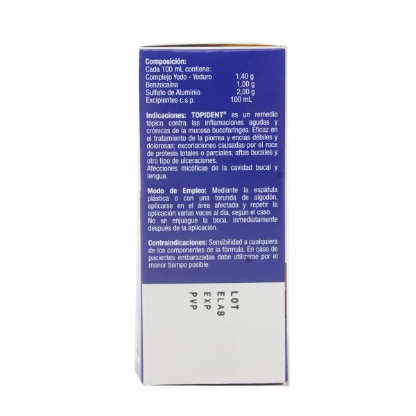 Desinflamatorio Dental TOPIDENT 10 Ml - Supermaxi