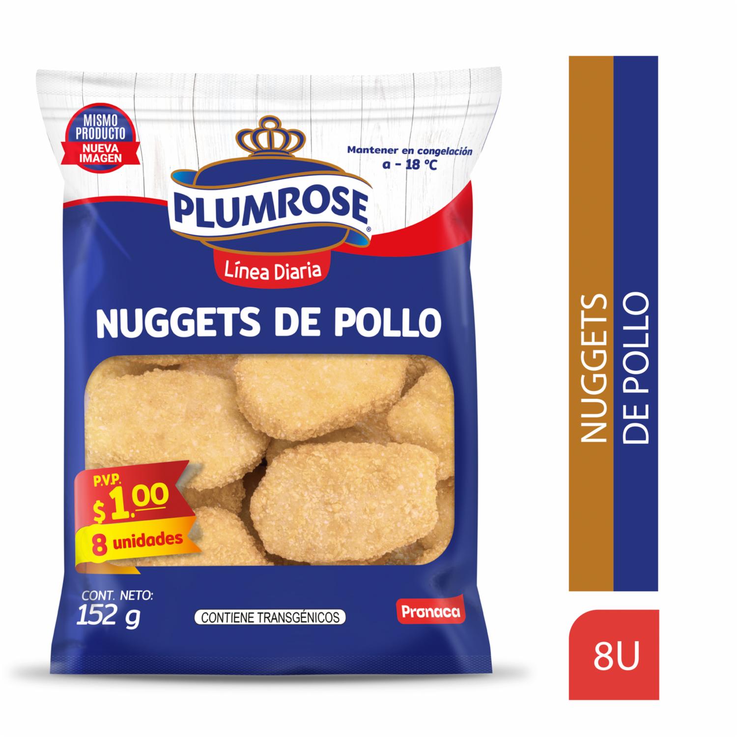 Nuggets De Pollo Línea Diaria PLUMROSE 152 G - Supermaxi