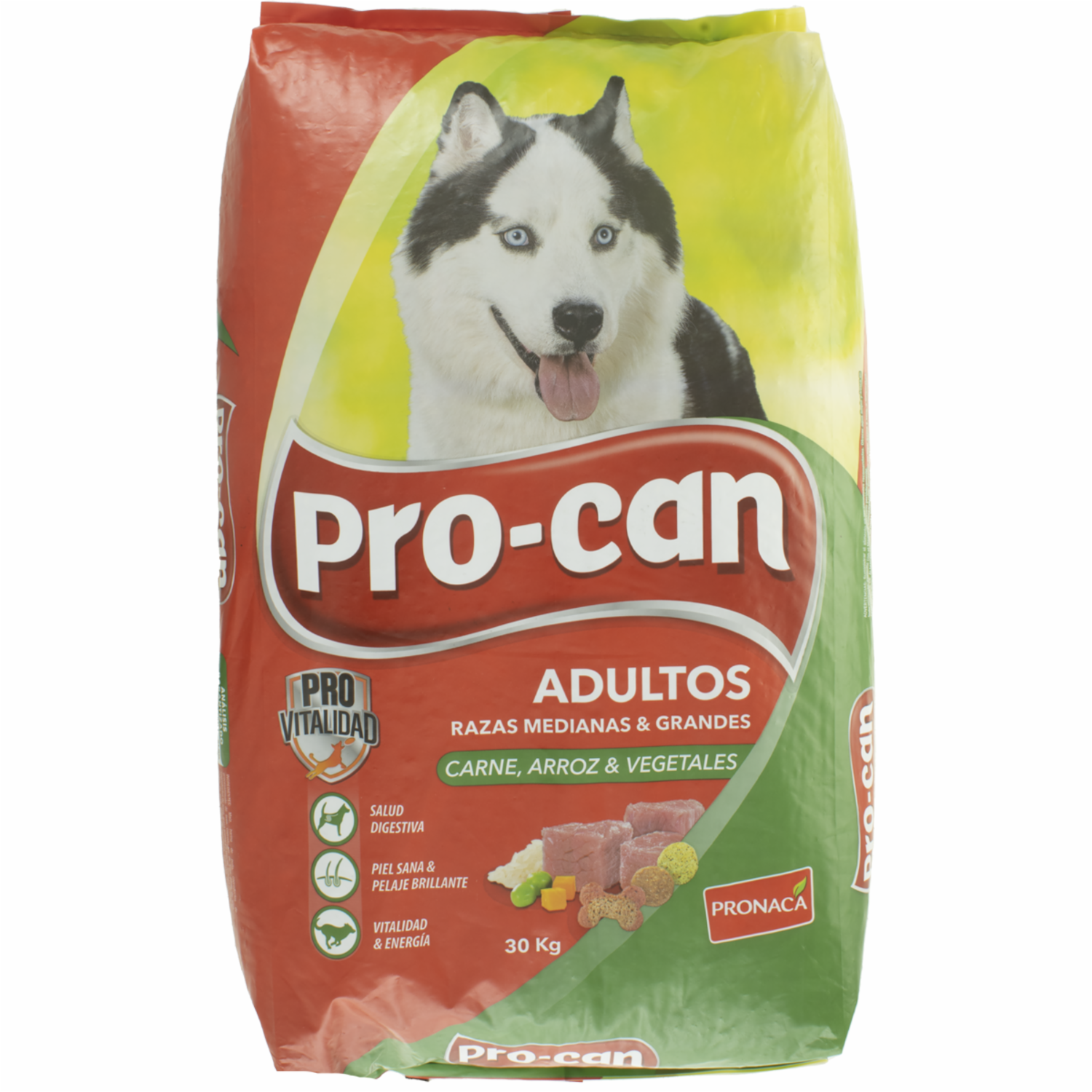 Alimento Para Perros Adultos Razas Medianas Y Grandes Carne, Arroz Y ...