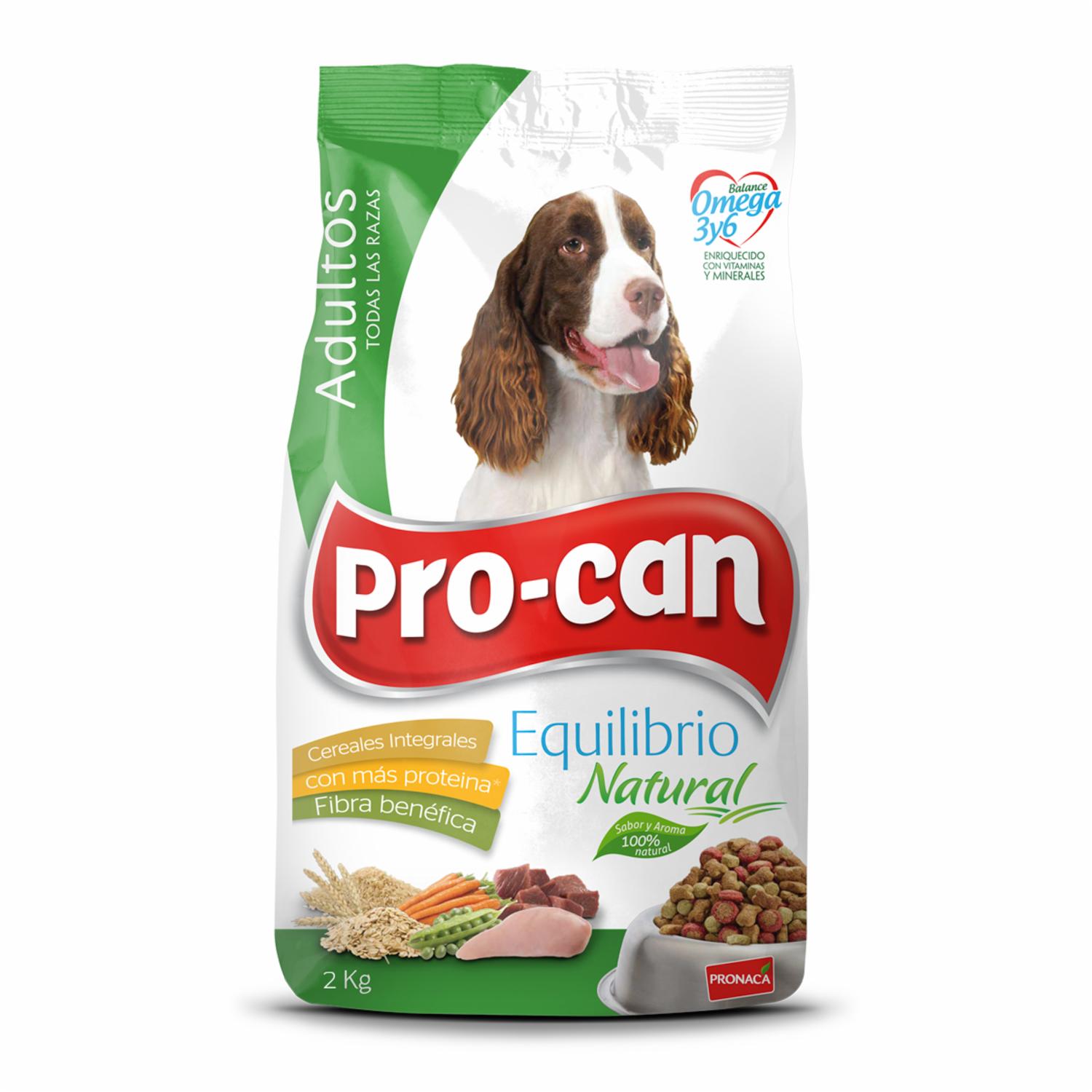 Alimento Para Perros Adultos Equilibrio Natural PRO-CAN 2 Kg - Supermaxi