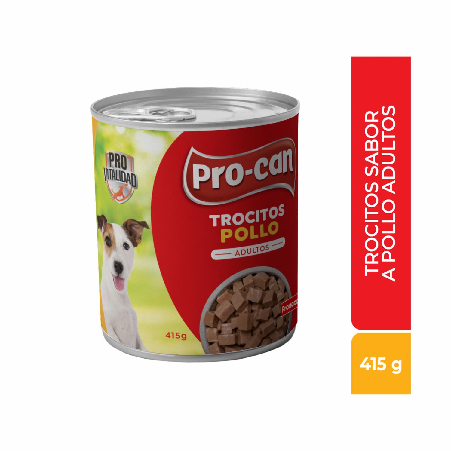 Alimento Húmedo Para Perros Adultos Pollo PRO-CAN 415 G - Supermaxi