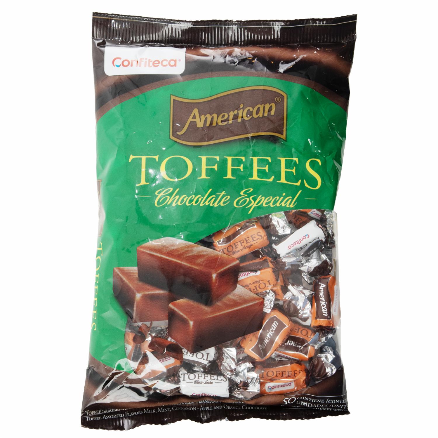 Caramelos Toffee Chocolate Especial Confiteca AMERICAN 50 x 35G - Supermaxi