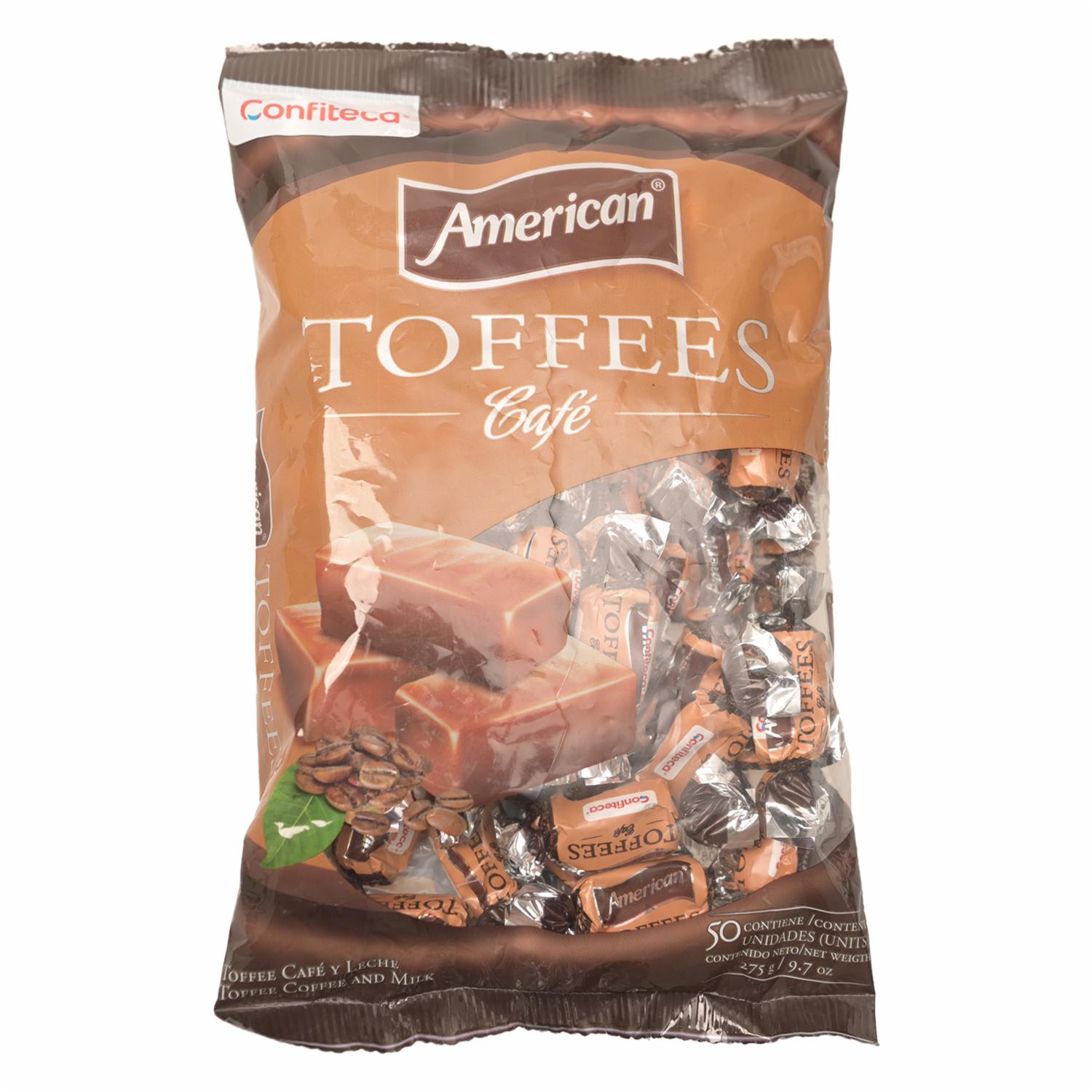 Caramelos Toffee Café Con Leche AMERICAN 50 x 35G - Supermaxi
