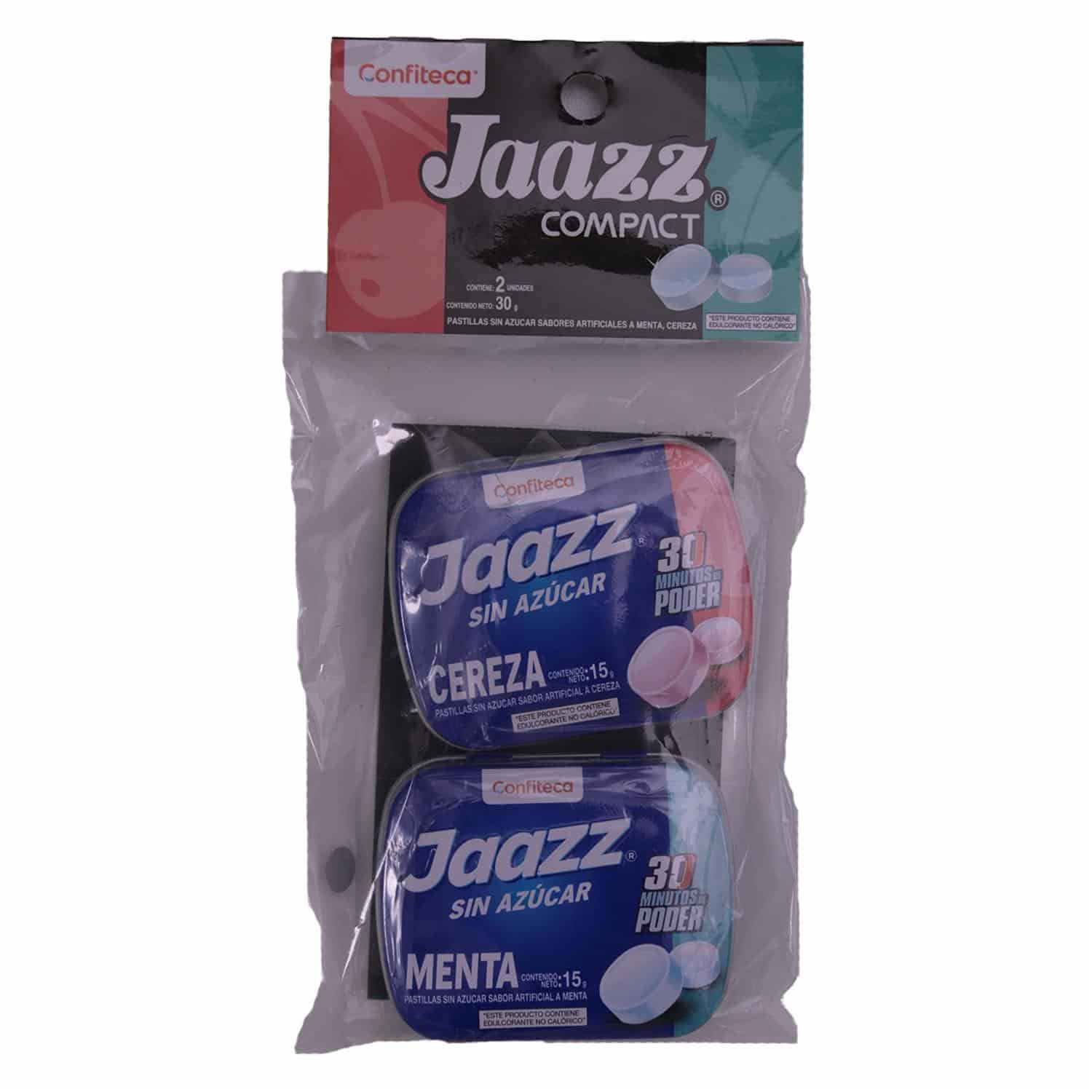 Caramelo Mentolado Compact JAAZZ 30 G - Supermaxi