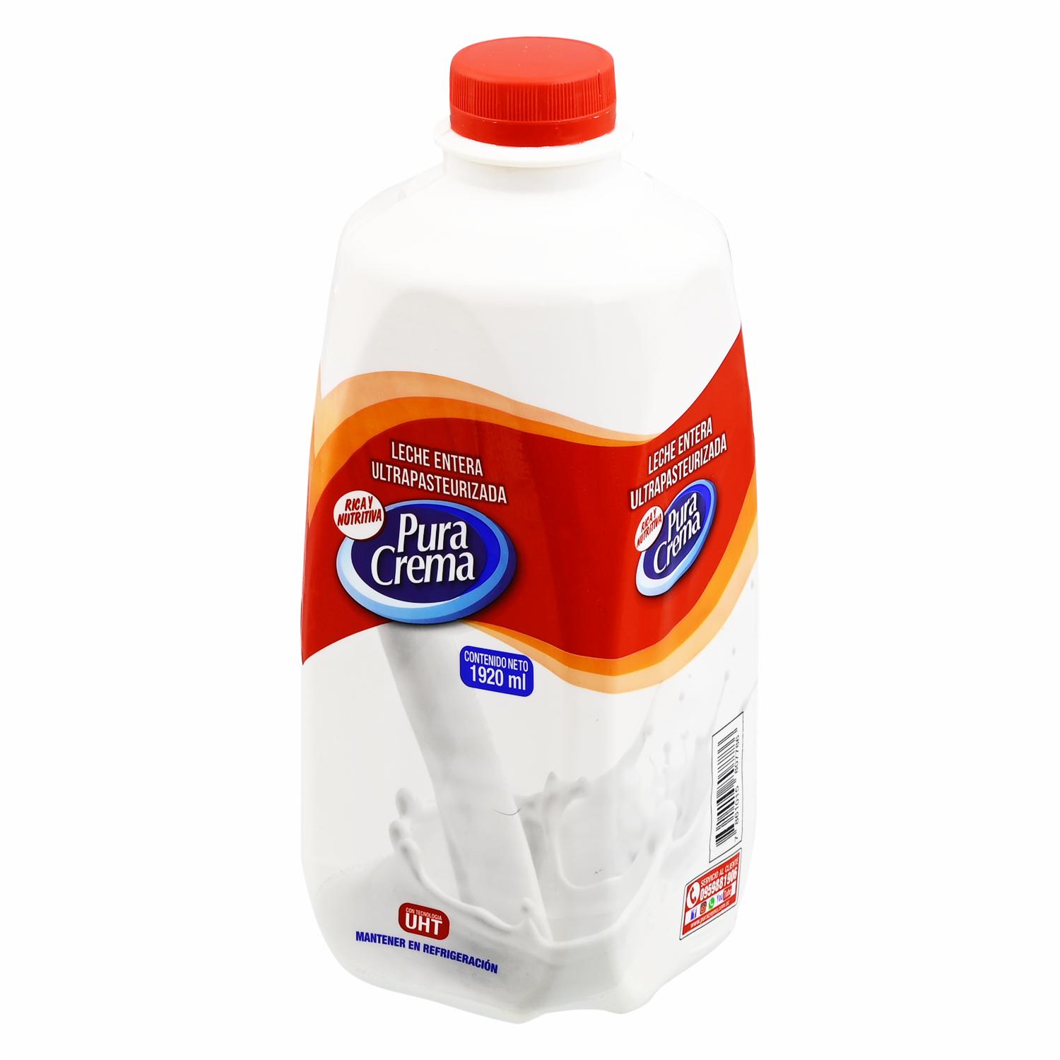 Leche Entera Uht PURA CREMA 1920 ml - Supermaxi