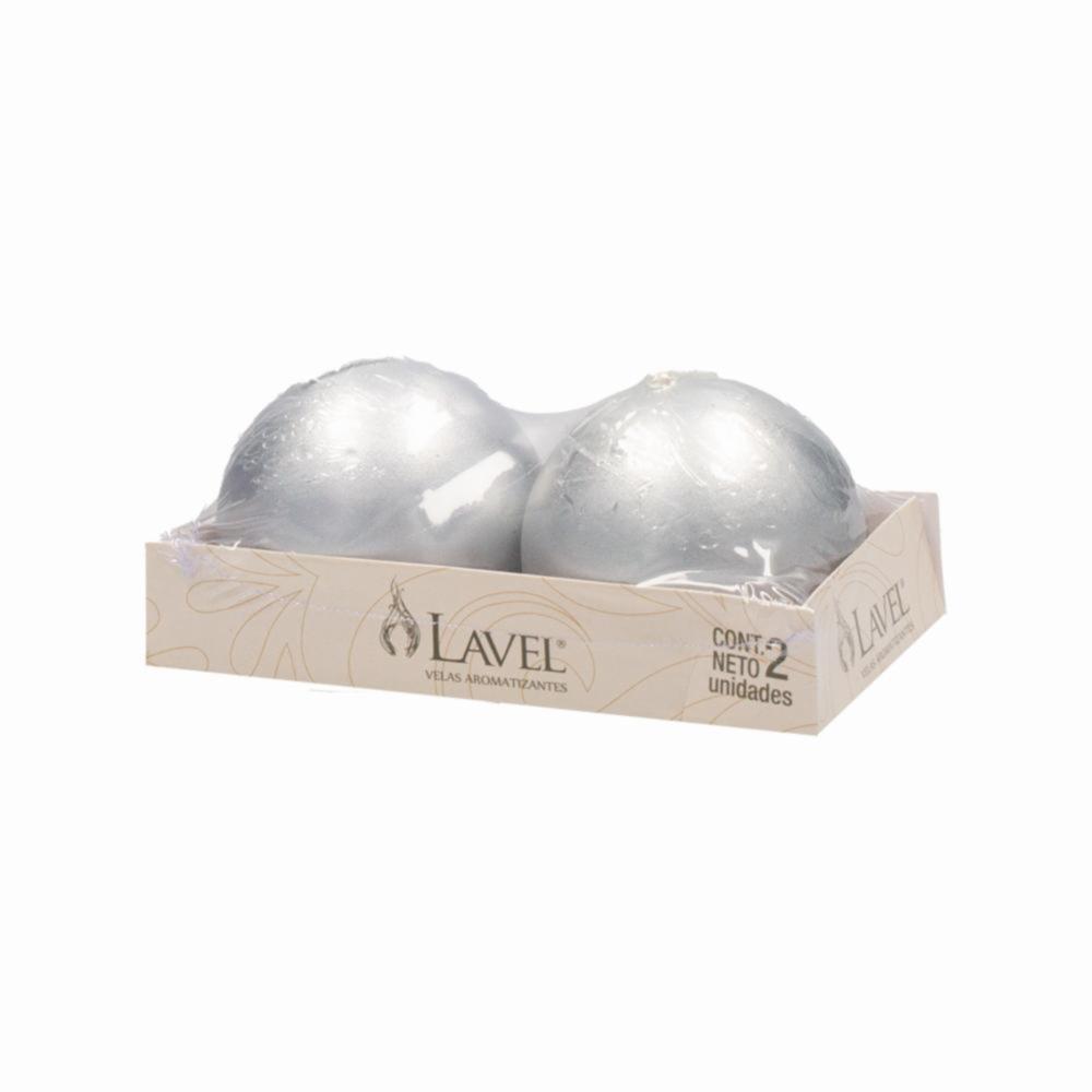 Set Bolas 200 X 2 Lac Plata LAVEL 11 X 6 Cm - Supermaxi