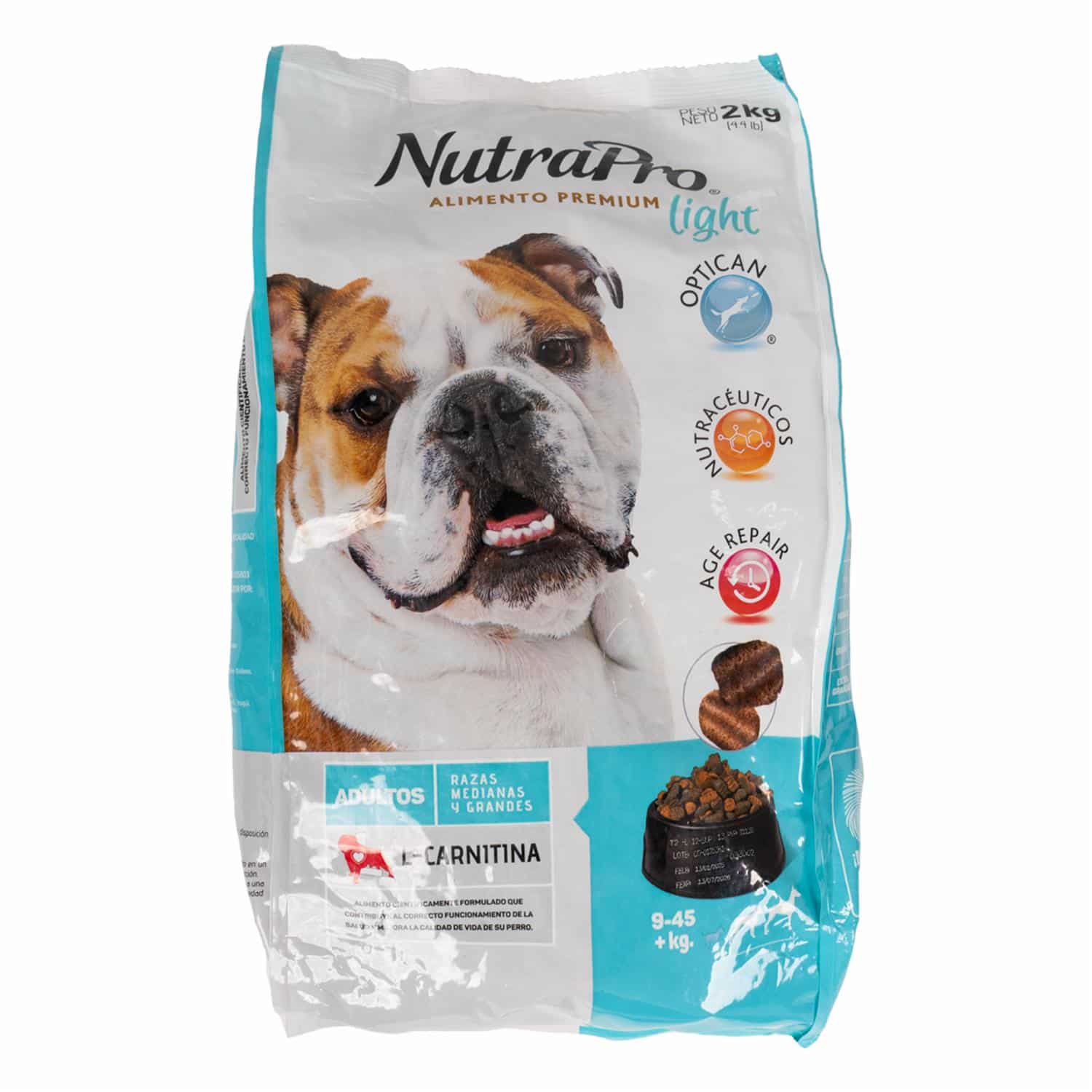 Alimento Para Perros Adultos Light NUTRAPRO 2 Kg - Supermaxi