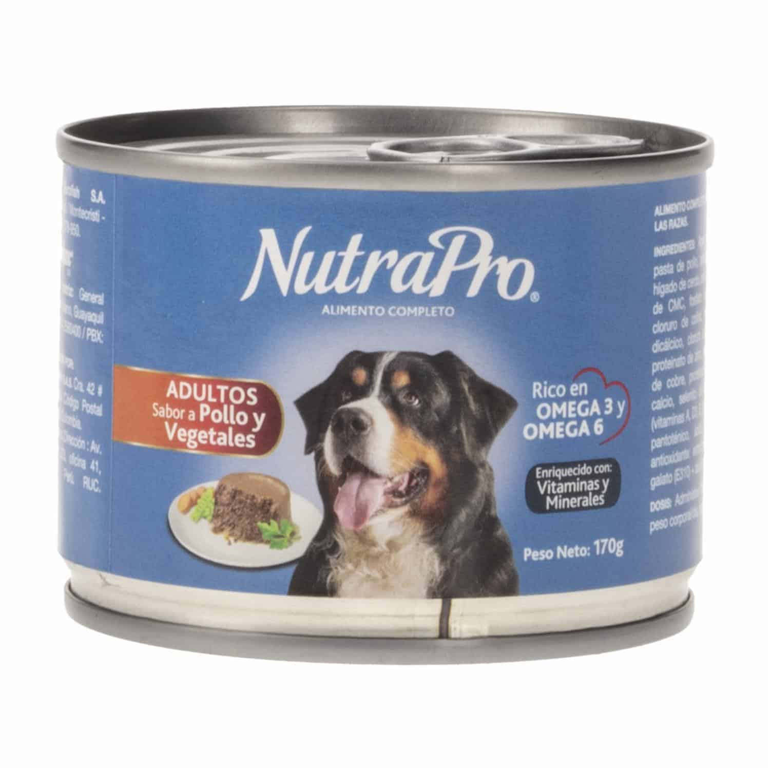 Alimento Para Perros Adultos Sabor A Pollo Con Vegetales NUTRAPRO 170 G ...