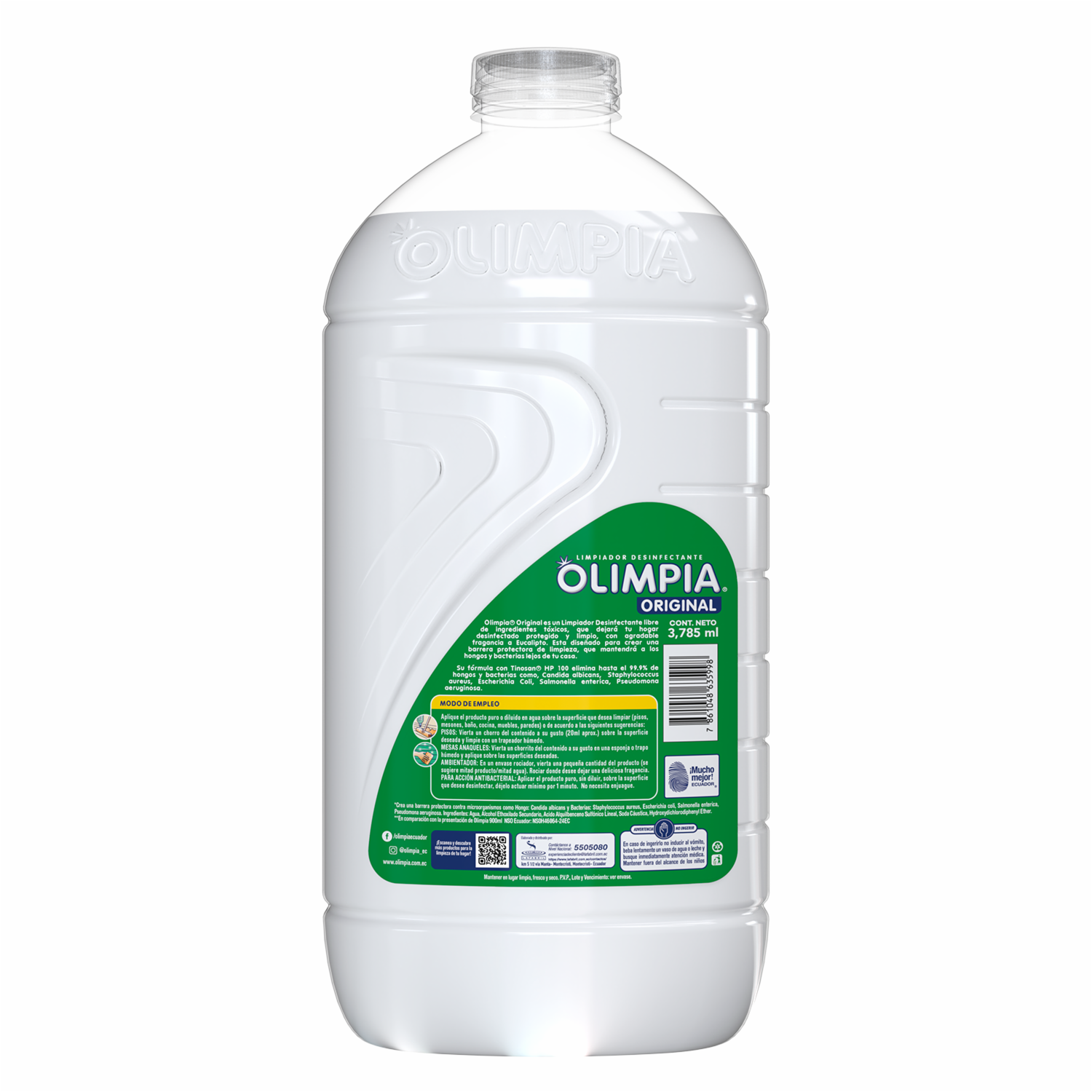Desinfectante Fragancia Eucalipto OLIMPIA 3785 Ml - Supermaxi
