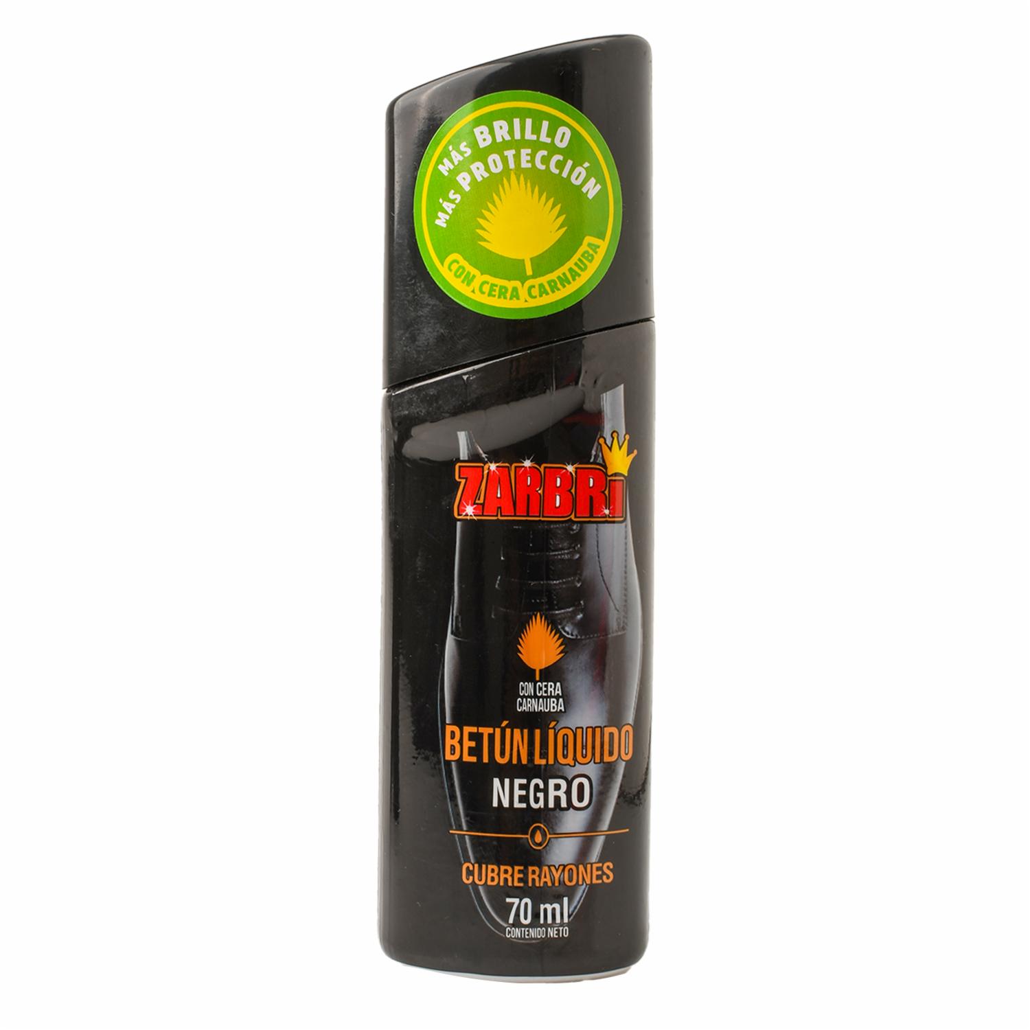 Betún Líquido Tono Negro ZARBRI 70 Ml - Supermaxi