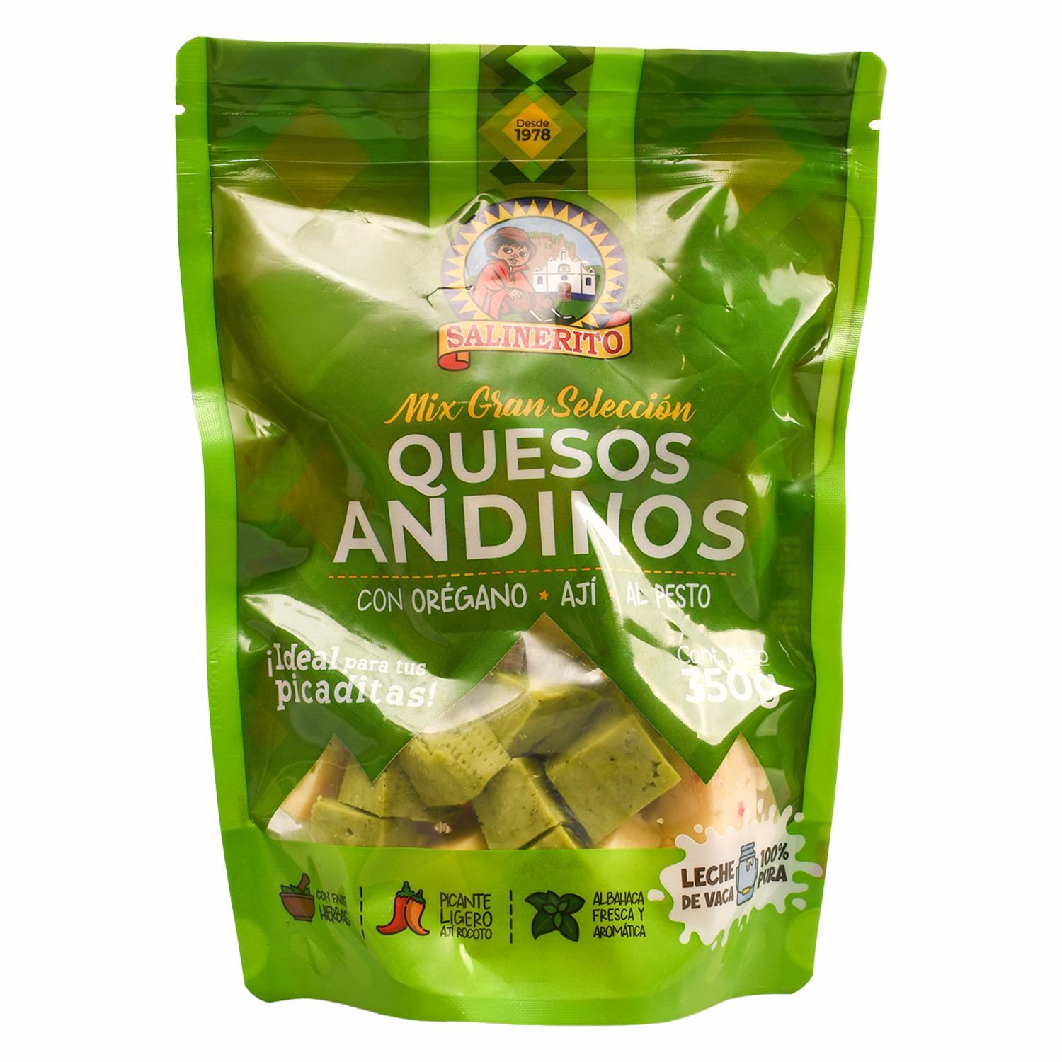 Queso Mix Andino SALINERITO 350 G - Supermaxi
