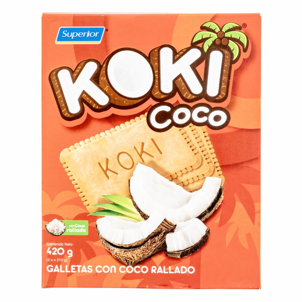 Galleta De Dulce Con Coco Rallado KOKI 420 G - Supermaxi