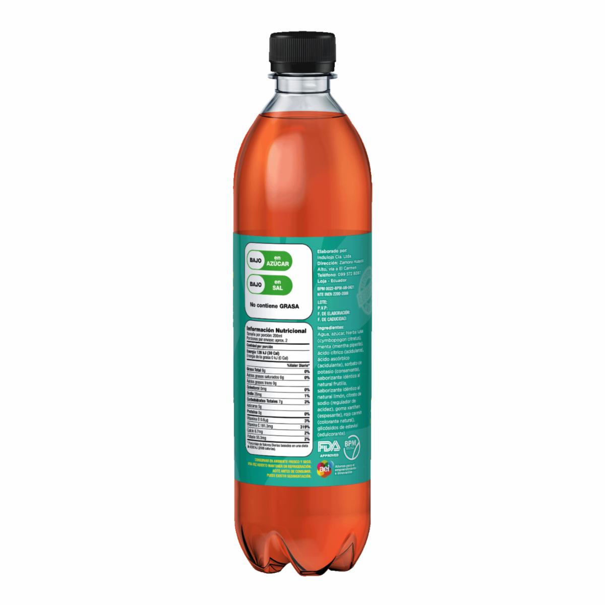 Bebida Herbal Sabor A Fresa Y Limón FORESTEA 400 Ml - Supermaxi