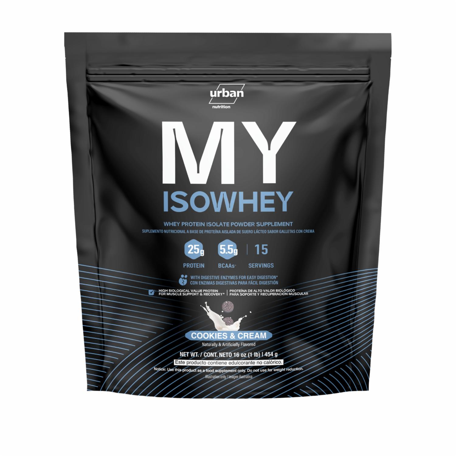 Proteína En Polvo Sabor A Cookies And Cream URBAN NUTRITION 454 G ...