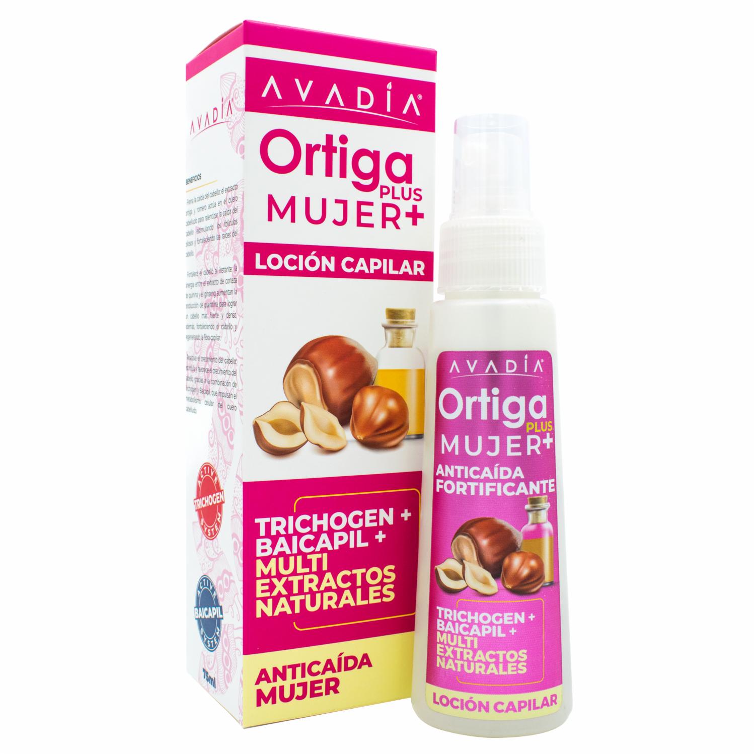 Loción Capilar Tónico Capilar Ortiga Plus Mujer Leche De Almendras ...