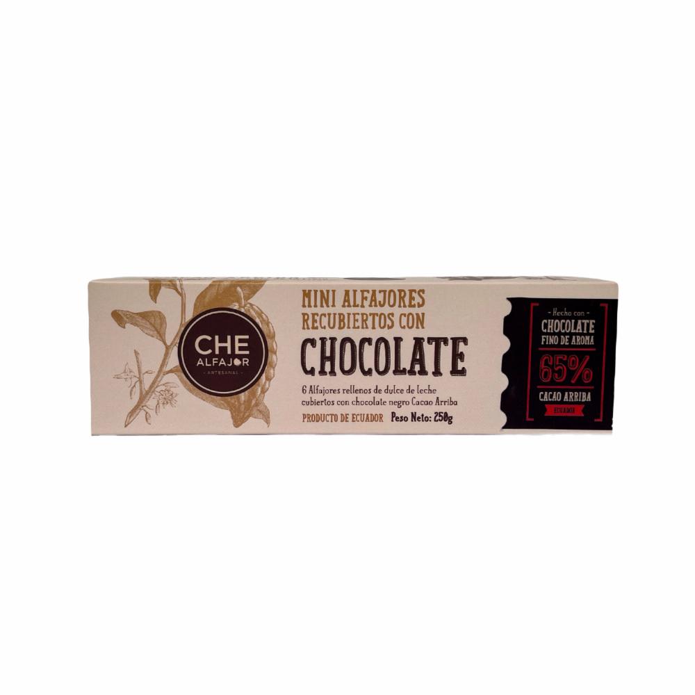 Mini Alfajores Recubierto De Chocolate X 6 Uds CHE ALFAJOR 250 G ...