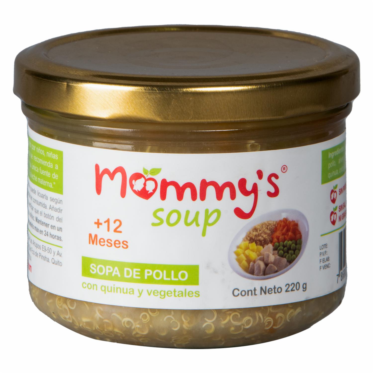 Compota De Pollo Con Quinua Y Vegetales MOMMY'S 220 g - Supermaxi