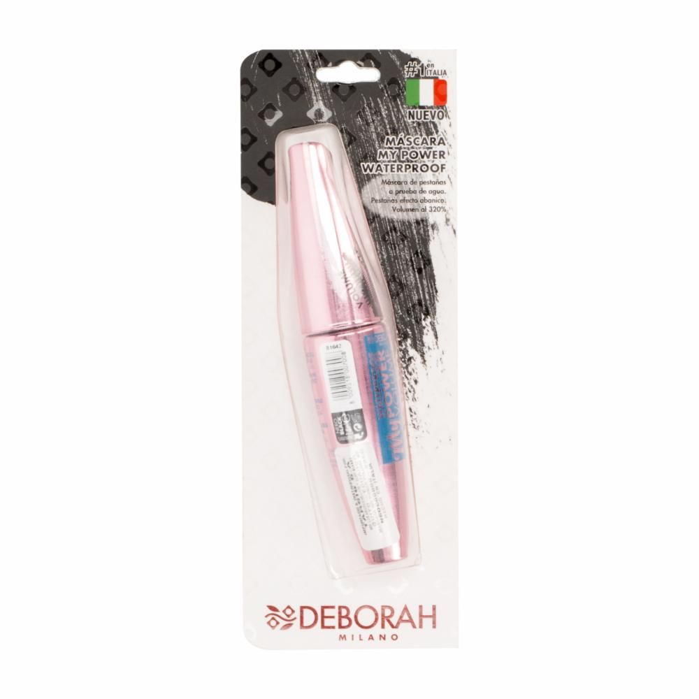 Máscara De Pestañas My Power Volume Waterproof Negro DEBORAH MILANO 14 ...