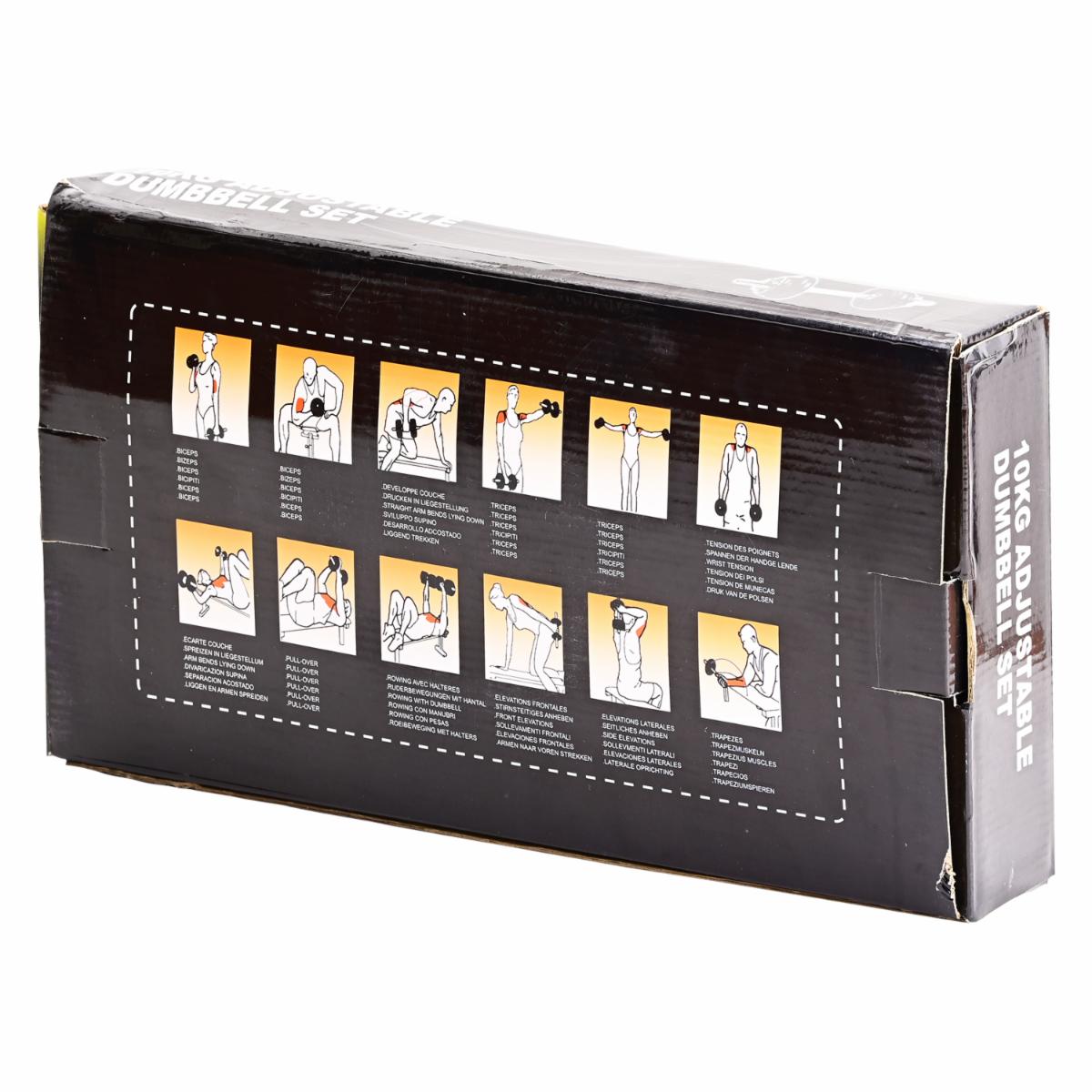 Juego De Pesas + Barra De Metal RISING 10 Kg - Supermaxi