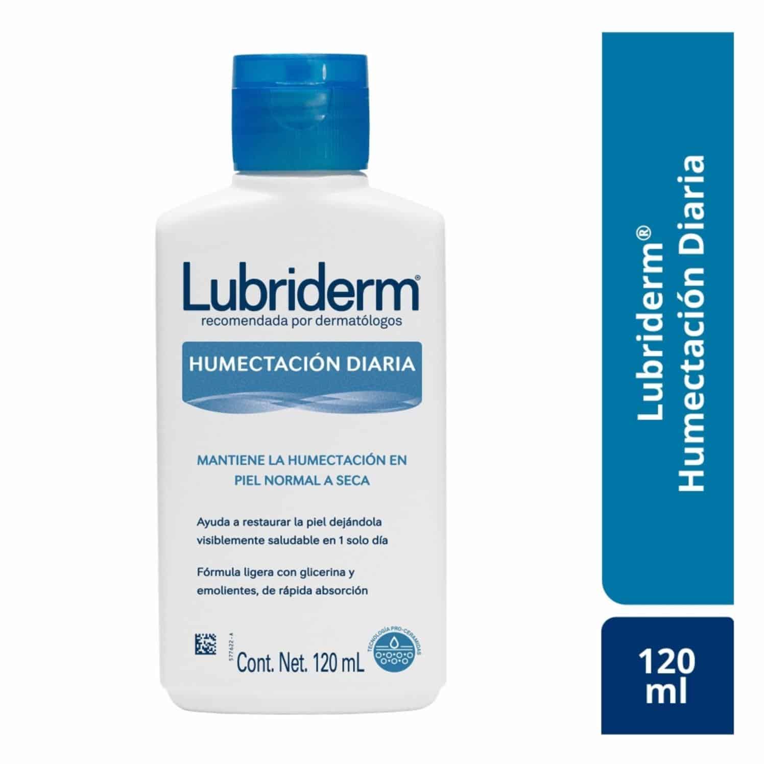 Crema Corporal Humectación Diaria Para Piel Normal A Seca LUBRIDERM 120 ...