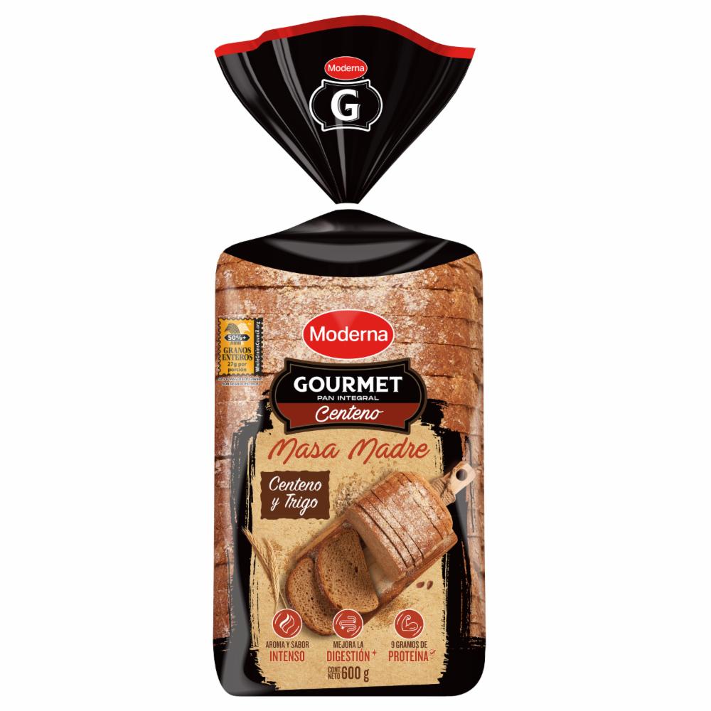 Pan Gourmet Centeno Masa Madre MODERNA 600 G - Supermaxi