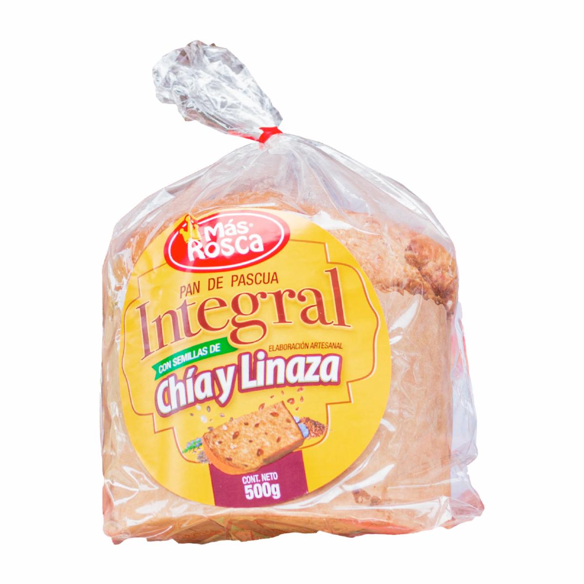 Pan De Pascua Integral Con Semillas De Chía Y Linaza MÁS ROSCA 500 G ...