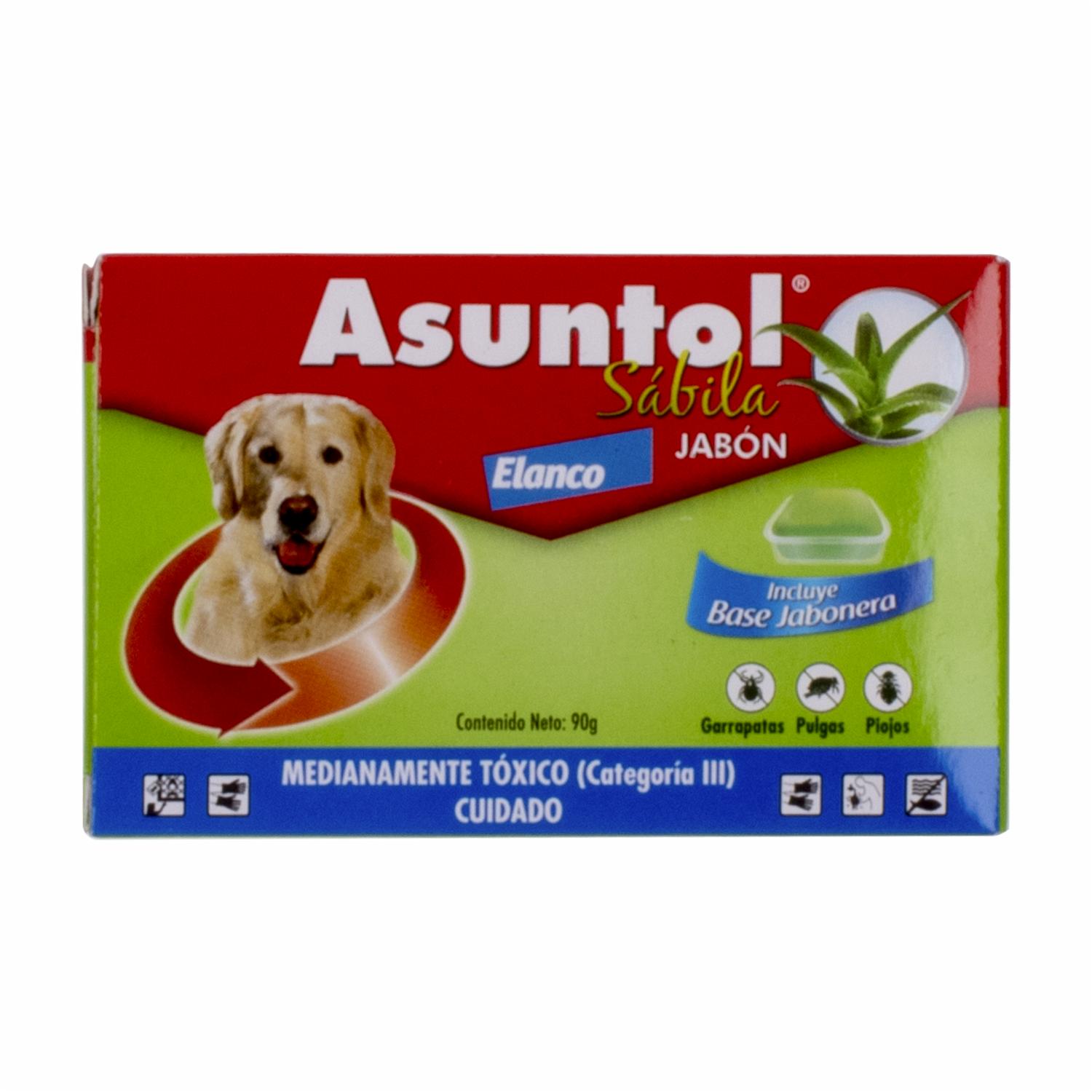 Jabón Para Mascota Antiparasitario Externo Con Sábila ASUNTOL 90 G ...