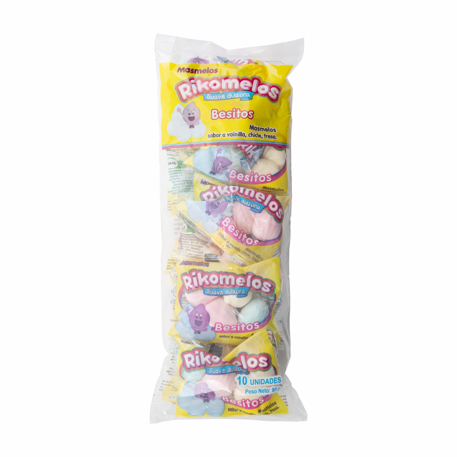 Masmelos En Funda Surtido RIKOMELOS 80 G - Supermaxi