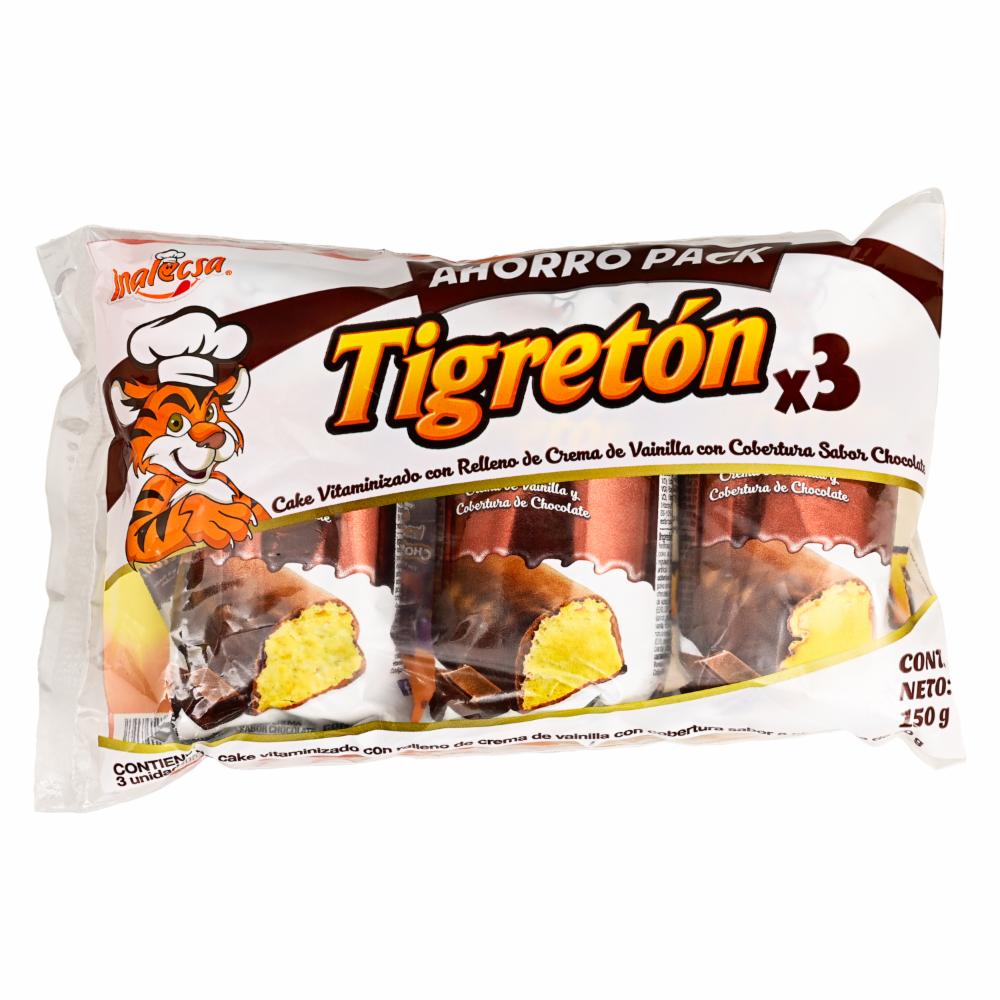 Pack De Pastelillos Tigretón INALECSA 150 G - Supermaxi