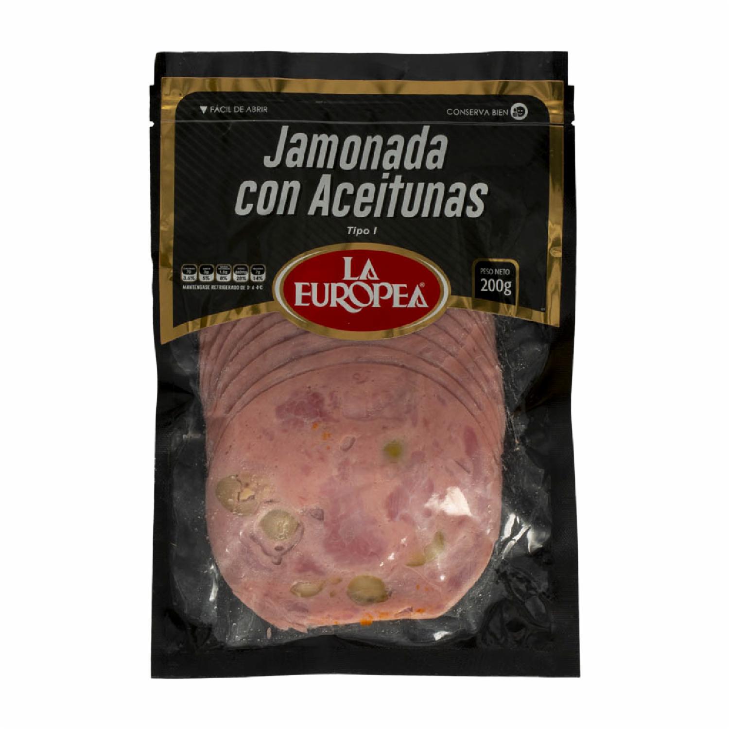 Jamonada Con Aceitunas LA EUROPEA 200 G - Supermaxi