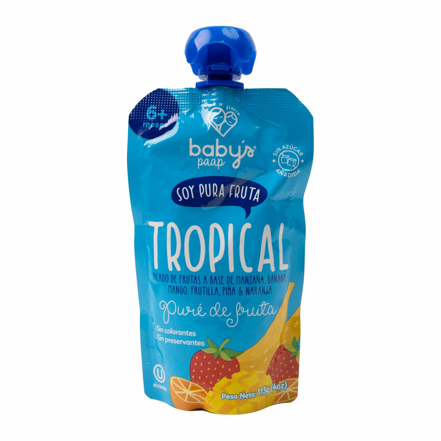 Compota Sabor A Frutas Topicales BABY'S 113 g - Supermaxi