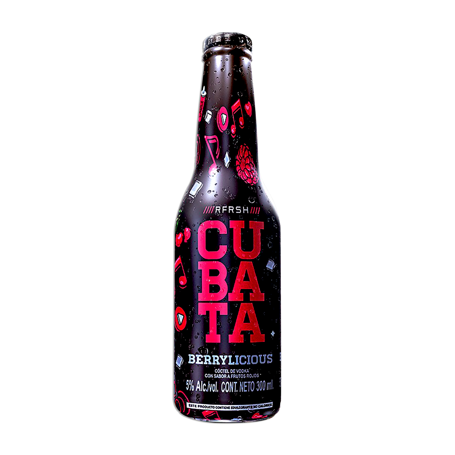 Coctel De Vocka Con Sabor A Frutos Rojos CUBATA 300 Ml - Supermaxi