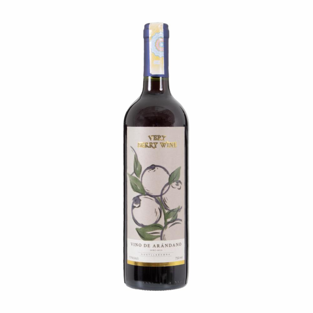 Vino Tinto De Arándano VERY BERRY WINE 750 Ml - Supermaxi