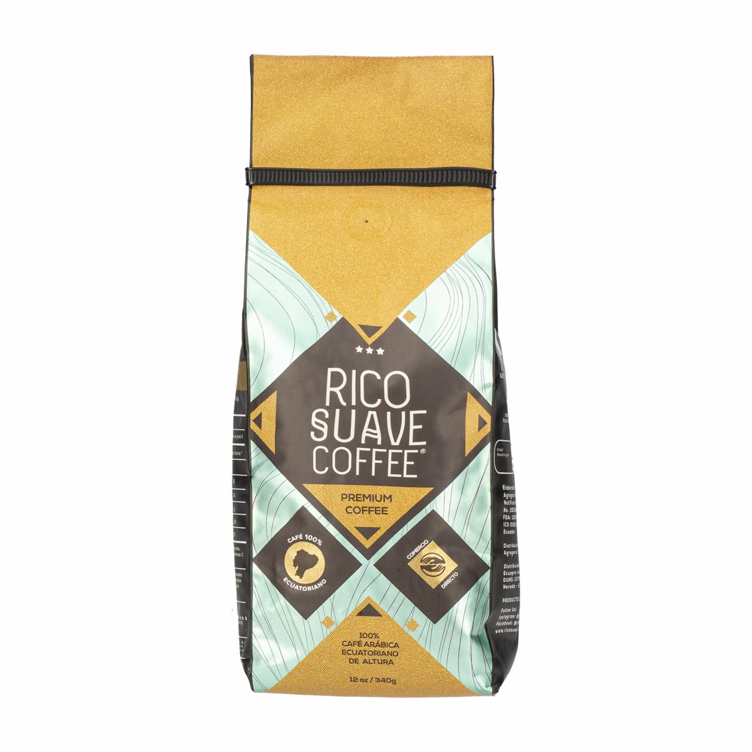 Café En Grano Arábigo Ecuatoriano De Altura RICO SUAVE 340 G - Supermaxi
