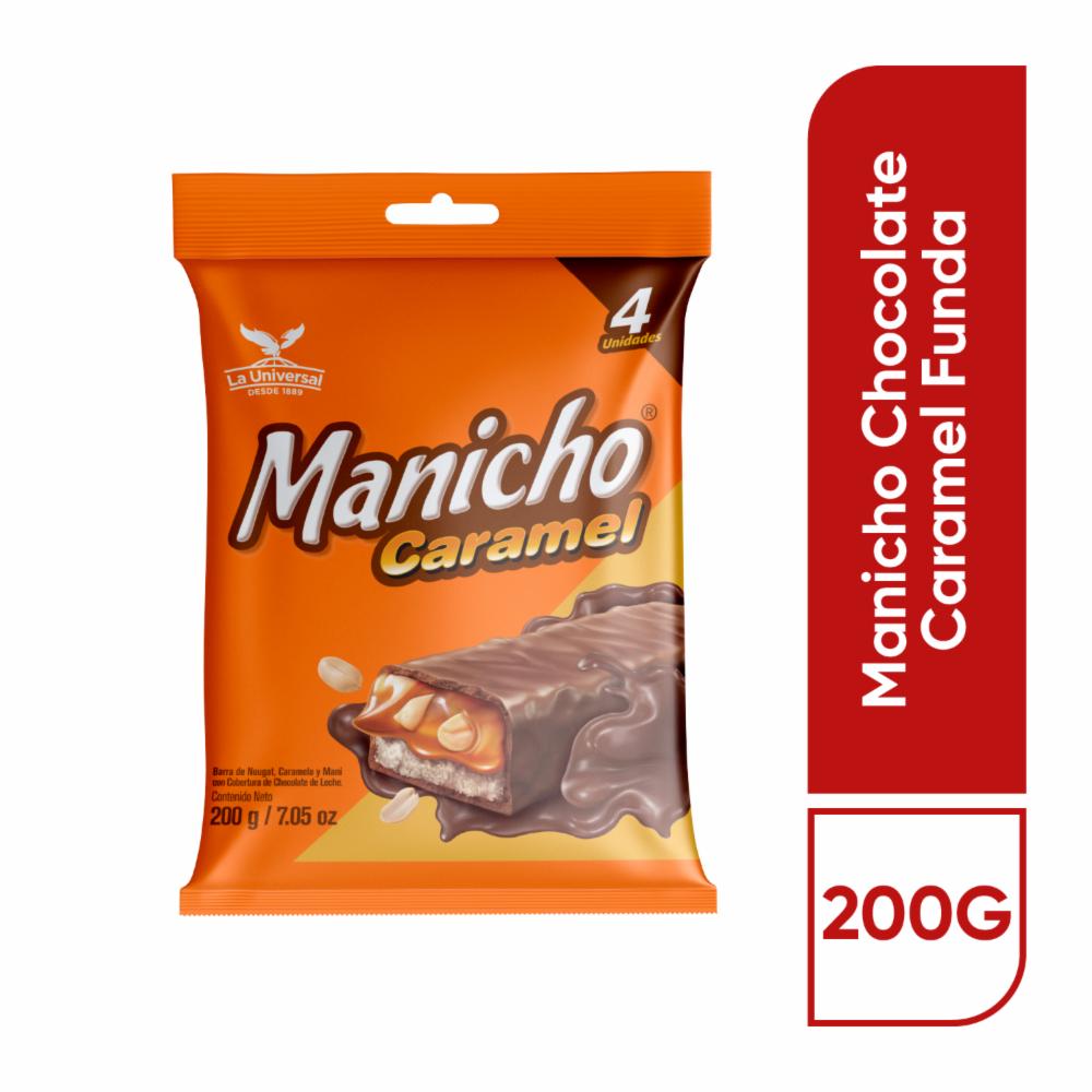 Chocolate Caramel En Funda MANICHO 200 G - Supermaxi