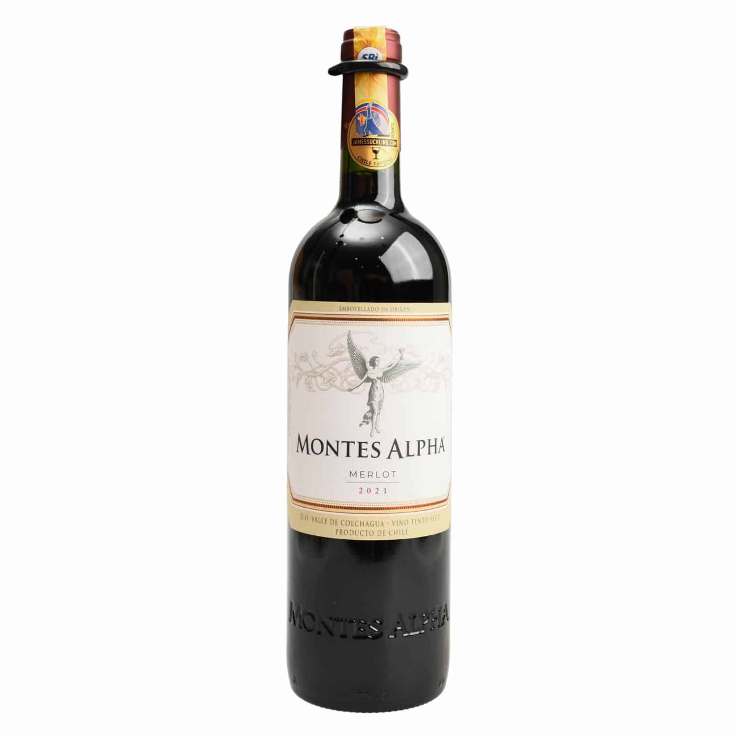 Vino Tinto Merlot Alpha MONTES 750 Ml - Supermaxi