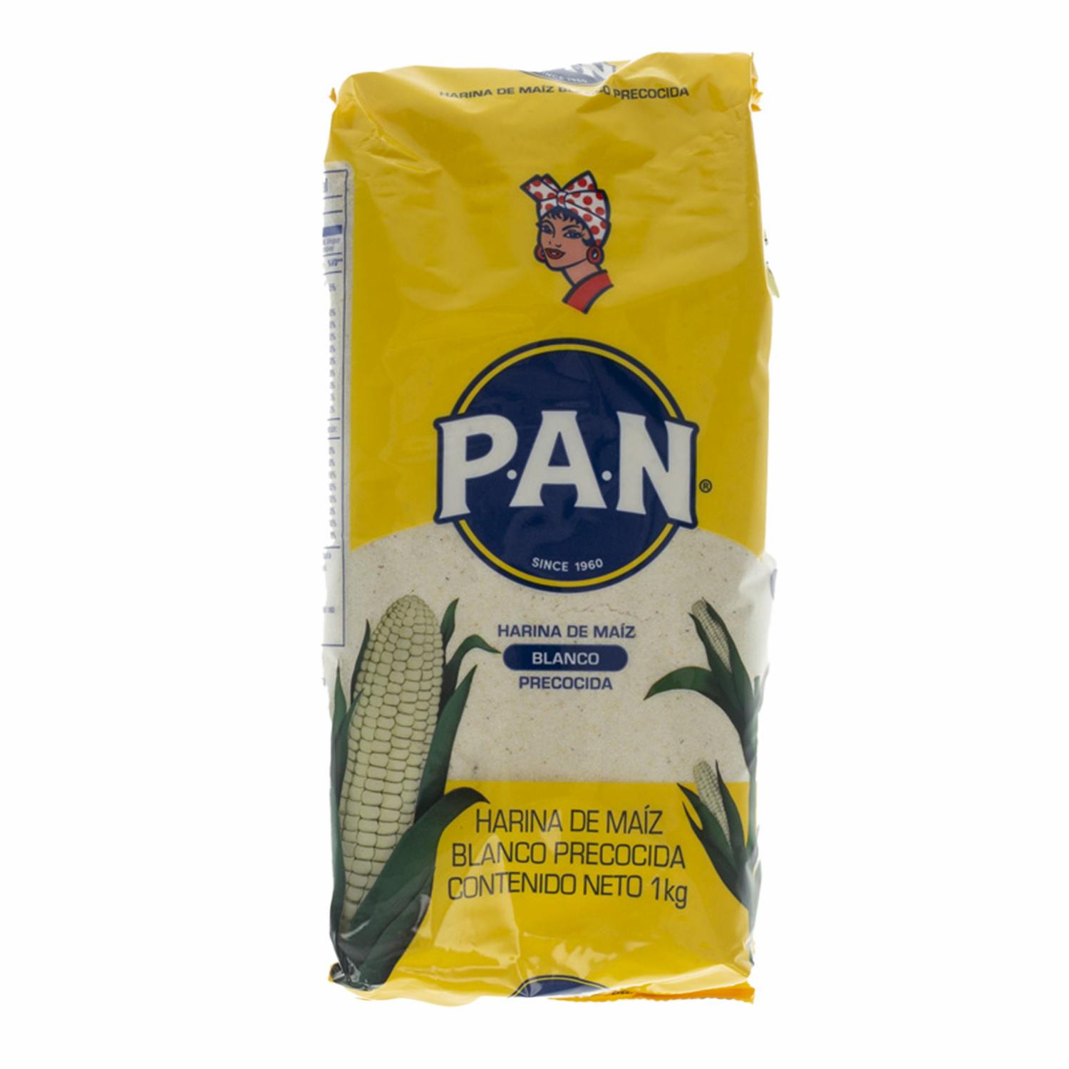 Harina De Maíz Precocida Blanca PAN Funda - Supermaxi